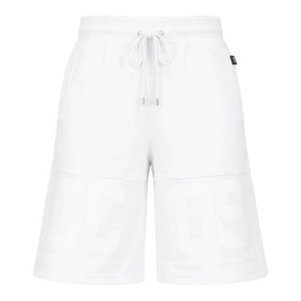 GCDS Band Logo Tonal Sweatshorts - - Shorts - Herren - Wei&szlig; - 2XL