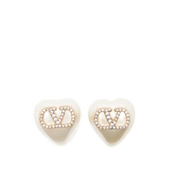 Valentino Garavani Heart-motif Earrings