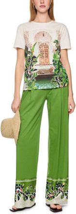 Marc Cain T-Shirt Bedrucktes Shirt Rethink Together