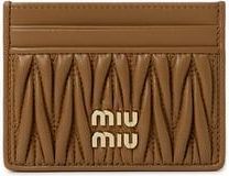 Miu Miu Porte-cartes en cuir Nappa