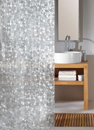 Kleine Wolke 5174116305 Duschvorhang Cristal, 180 x 200 cm, Clear