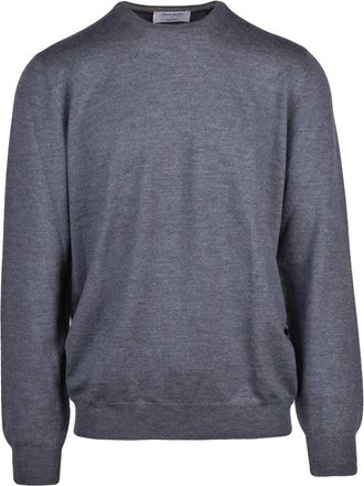 Gran Sasso Homme, Pulls, Gris, Taille: 3XL Maglioncino Girocollo