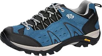 Brütting Chaussures Basses de Trekking et de randonnée Mount Bona Low pour Homme, Bleu, 37 EU