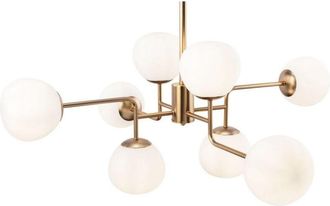 Maytoni Maytoni - Erich Suspension de plafond Globe en laiton, 8 lumières, E14
