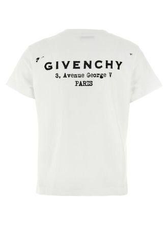 Givenchy Logo-Stamp Printed T-shirt - White