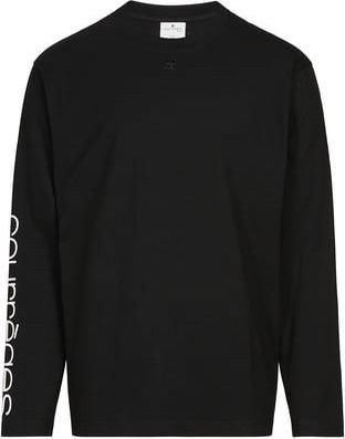 Courr&egrave;ges T-shirt &agrave; logo en coton