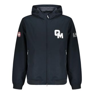 Emporio Armani Bomberjacke mit Logo - - Jackets - Herren - Blau - S