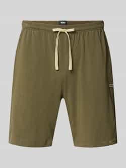 HUGO BOSS Regular Fit Sweatshorts aus Baumwoll-Mix Modell MIX&MATCH