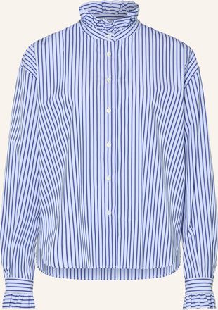 Robert Friedman Robert Friedman Bluse Violet Mit R&uuml;schen blau