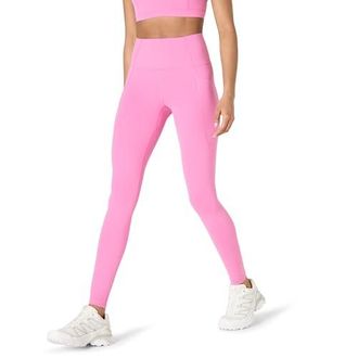 Amazon Essentials Legging Long dEntra&icirc;nement et de Yoga Active FormFlex Ultra Doux, Taille Haute, Entrejambe de 70 cm, avec Poches Femme, Rose Flamingo, S
