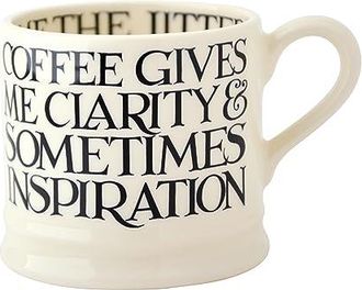 Emma Bridgewater Kaffeebecher Aufschrift Coffee gives me Clarity