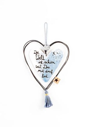 Good old Friends Schmuckherz Die Welt ist schön