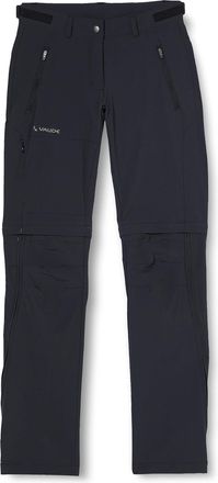 Vaude Wanderhose Damen Zip-Off Farley Stretch III, wasserdichte Outdoorhose Stretch, atmungsaktive Trekkinghose mit Gummizug, komfortabel, Winddicht & schne