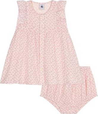 Petit Bateau Robe MC + Bloomer AVA/PA12M