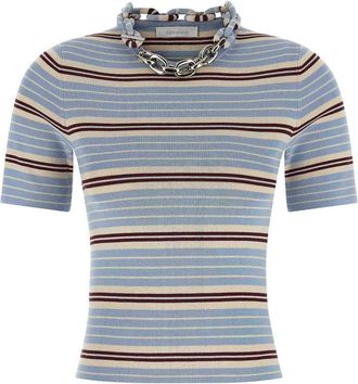 Paco Rabanne T-Shirt - Bleu Clair