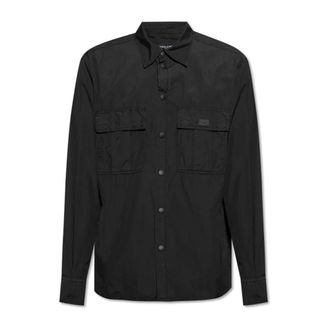 Dolce & Gabbana Hemd mit Taschen - - Shirts - Herren - Schwarzk - L