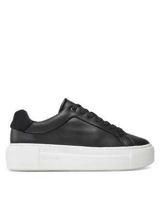 Calvin Klein Sneakers Ff Cupsole Lace Up Lth HW0HW02570 Schwarz