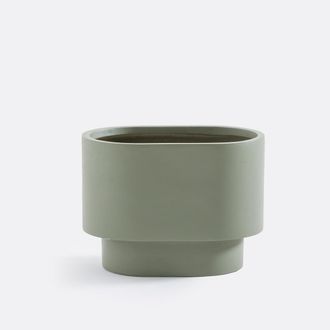 La Redoute Interieurs Cache-pot En Fibre Dargile Hauteur 31 Cm Fervia