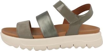 Geox Femme D Xand 2.1s B Sandales Claquettes, Sage DK Green, 40 EU