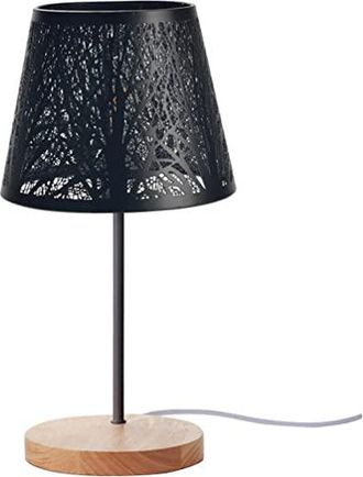 OSALADI Lampe De Chevet Avec Abat-jour M&eacute;tal &agrave; Motif Ombres Arbres Lampe De Table Pour Chambre D&eacute;coration Gothique