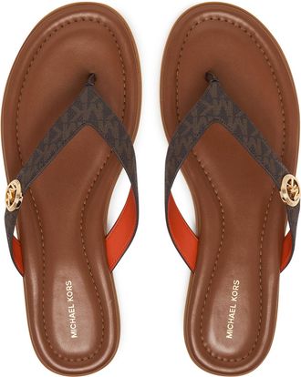 Michael Kors Zehentrenner MICHAEL Michael Kors Ering Thong 40S6ERFS1B Braun