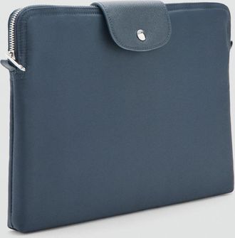 Mango Housse ordinateur portable nylon bleu marine - Femme - Taille unique - MANGO
