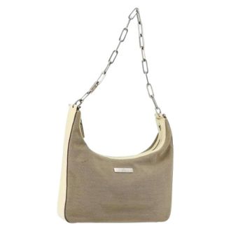 Gucci Sac bandouli&egrave;re en toile Pre-owned - Femme - Pre-owned - Beige - Taille: ONE Size