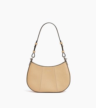 Le Tanneur Petit sac demi-lune Juliette en cuir grain&eacute;