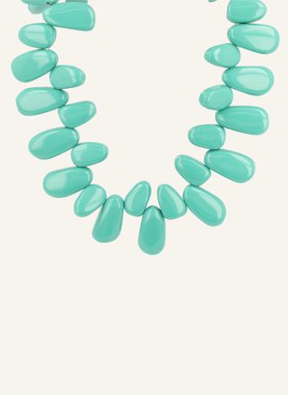 Lott. Gioielli Lott.Gioielli Halsketten Judith Cl Necklace Resin Beaded Aqua Green By Glambou gold