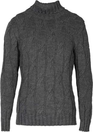 Xagon Man Pull &agrave; col roul&eacute; - Homme - Pulls - Gris - Taille: XL