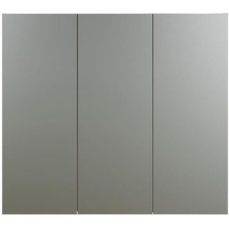 Calicosy Badezimmerschrank mit Spiegel und 3 T&uuml;ren L90 cm - PUREBLISS
