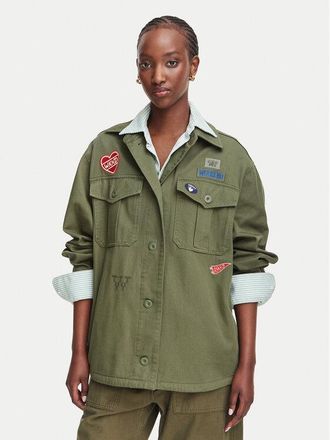 Max Mara Hemdjacke Razza 2625086011 Khakifarben Regular Fit