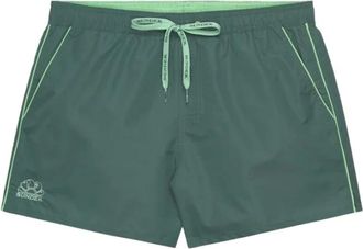 Sundek Homme, Maillots de bain, Vert, Taille: XL Short de bain boxer avec poche arri&egrave;re