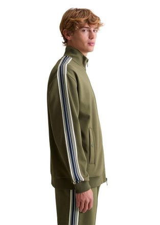 Marc O'Polo Denim Sweatjacke mit Kontraststreifen