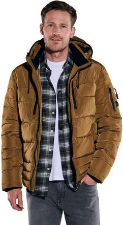 Engbers Kurzjacke engbers Herren Steppjacke mit abnehmbarer Kapuze, Safrangelb