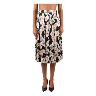 Msgm Bedruckter Plisseerock - - Skirts - Damen - Mehrfarbig - S
