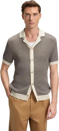 BOSS Herren C-Iconico Regular-Fit Strick-Cardigan aus Baumwolle Wei&szlig; XL