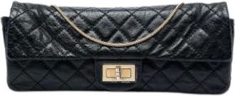 Chanel Pre-owned East West Flap - Femme - Pre-owned - Noir - Taille: ONE Size