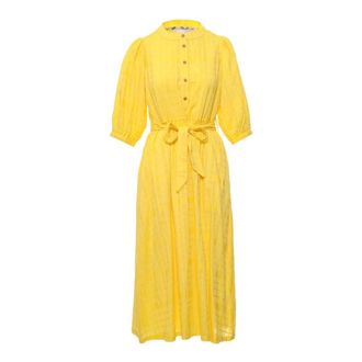 Barbour Femme, Robes, Jaune, Taille: 38 FR Heidi Midi Shirt Dress
