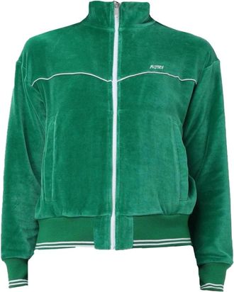 Autry Femme, Sweatshirts et sweats &agrave; capuche, Vert, Taille: 44 FR SweaT-shirt zipp&eacute;