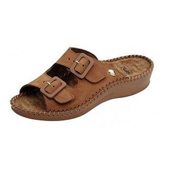 Scholl Sandales sans lani&egrave;res Weekend, marron, 36 EU