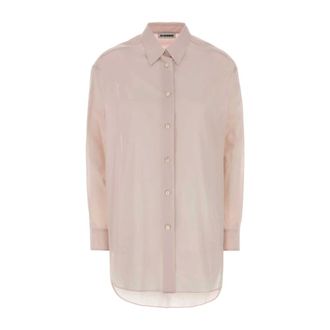 Jil Sander Femme, Blouses et Chemises, Rose, Taille: 44 FR Shirt 146