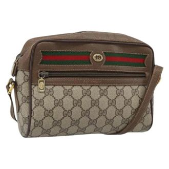 Gucci Sac bandouli&egrave;re vintage GG Canvas Pre-owned - Femme - Pre-owned - Beige - Taille: ONE Size