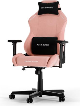 DXRacer DRIFTING L Rosa Stoff das Orginal Gaming Stuhl