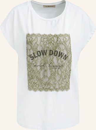 Smith & Soul T-Shirt Mit Spitze weiss