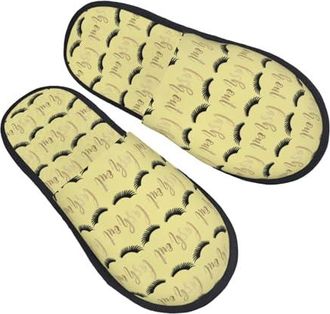 Generic Pantoufles De Voyage Cil Antid&eacute;rapant Pantoufles En Coton Portative Chausson Hotel Pour Automne Chambre Camping M