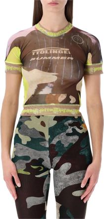 Ottolinger camouflage T-shirt - Braun