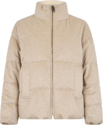 Max Mara Divina Jacket - Femme - Vestes - Beige - Taille: 36 FR