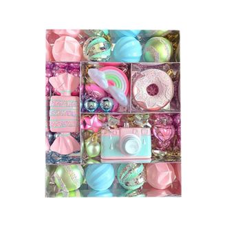 Generic Macaron-Weihnachtskugeln: Kreative S&uuml;&szlig;igkeiten-Dessert-Ornamente f&uuml;r Weihnachtsbaumdekoration