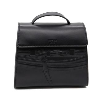 Moschino Borsa Tie Me Embossed Piccola - - Bags - Damen - Schwarzk - ONE SIZE